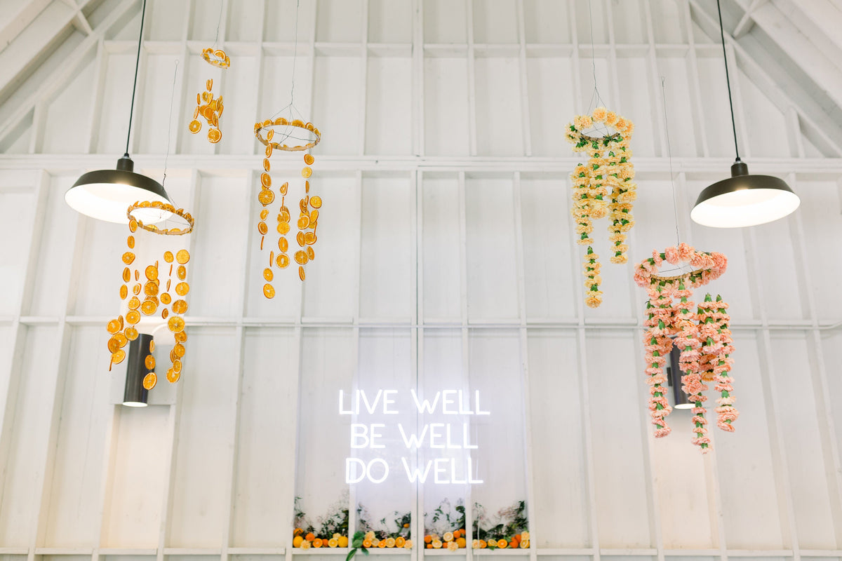 LIVE WELL BE WELL DO WELL – Weon Light