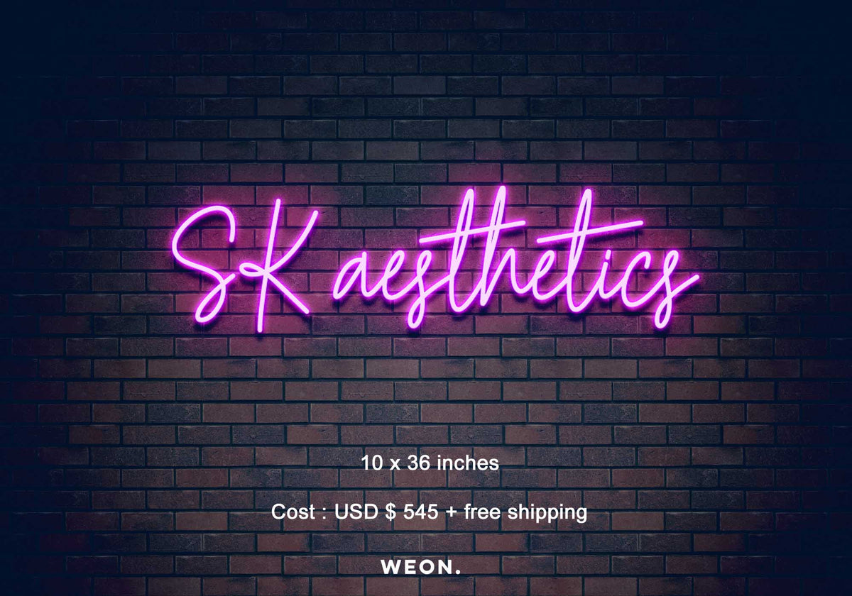 Custom Neon Sign ( Janae Watterson ) – Weon Light